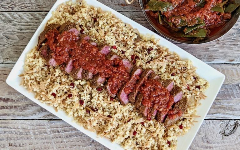 Spice-Rubbed Lamb Backstrap - Be Inspired - Food Wine Travel