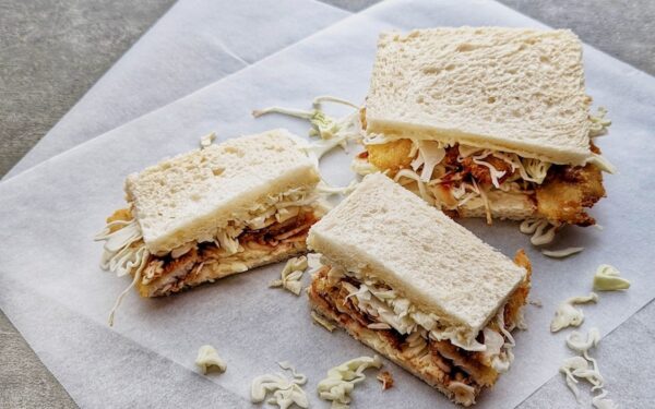 Fish Katsu Sando (with Tonkatsu Sauce) - Be Inspired - Food Wine Travel