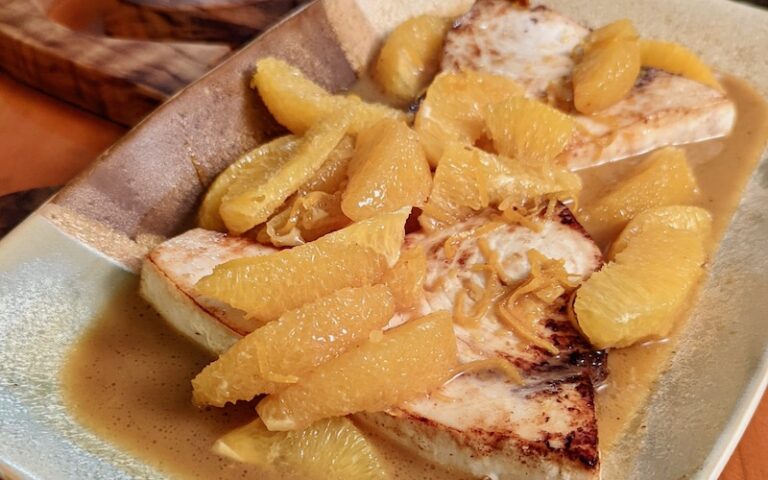 Swordfish in Orange Sauce - Be Inspired - Food Wine Travel